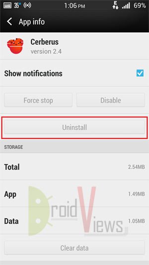 Uninstall Apps With No Uninstall Option On Android Droidviews 4072