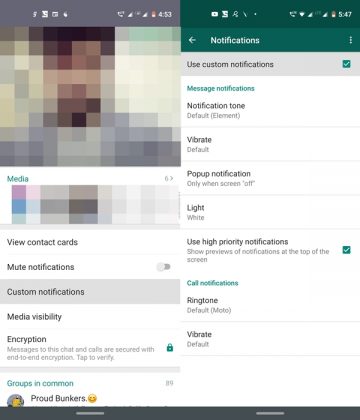How to Customize WhatsApp Notifications (Contacts, Groups & App ...