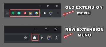 How to Enable the New Extension Menu in Chrome Browser - DroidViews