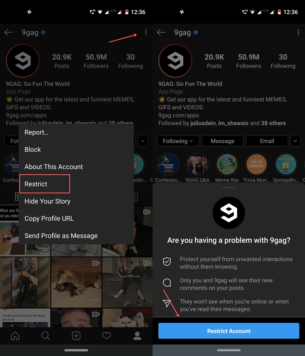 Instagram Launches the Restrict Account Feature - DroidViews Instagram Launches the Restrict Account Feature - DroidViews