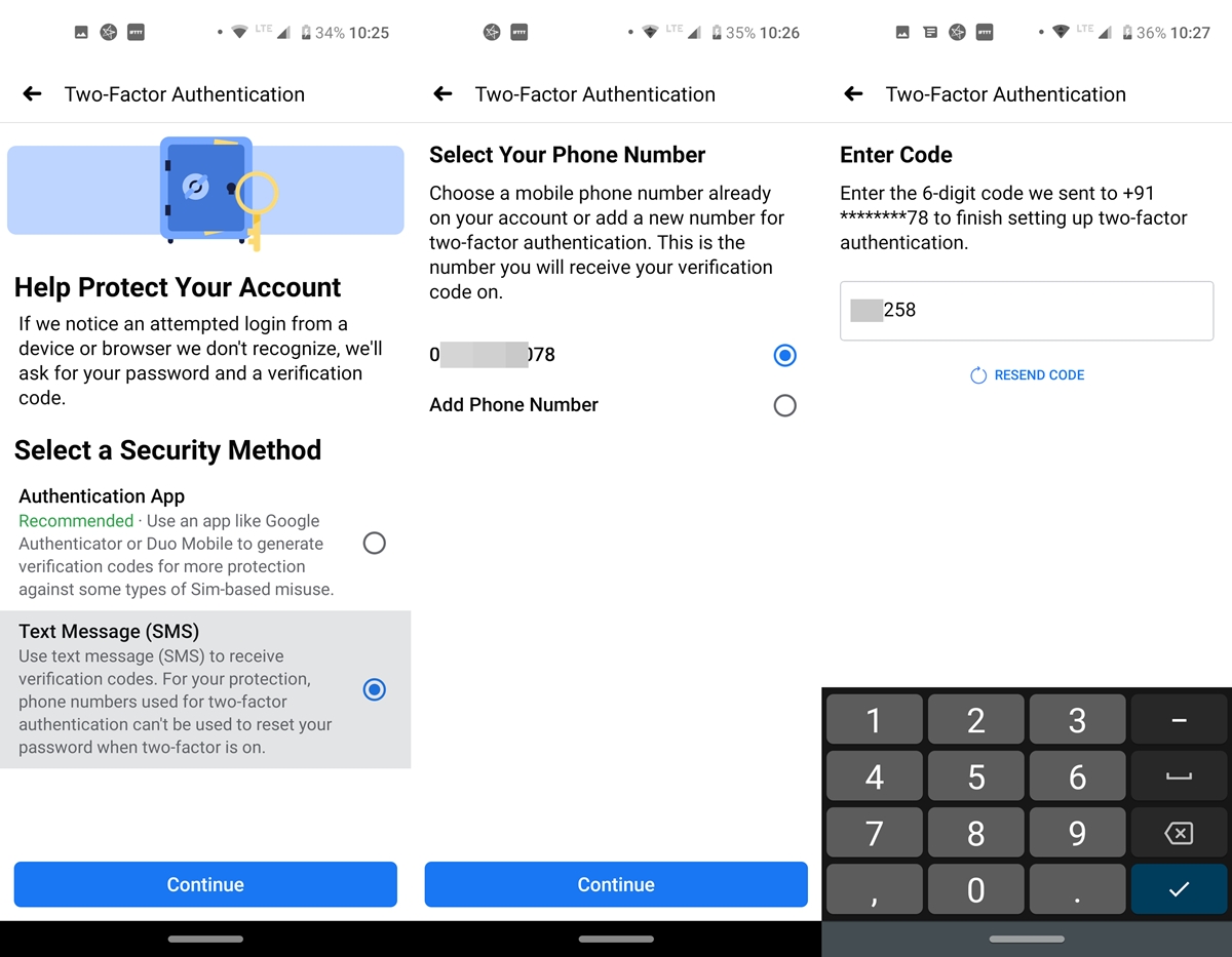 How to Enable Two Factor Authentication on Facebook App - DroidViews How to Enable Two Factor Authentication on Facebook App - DroidViews